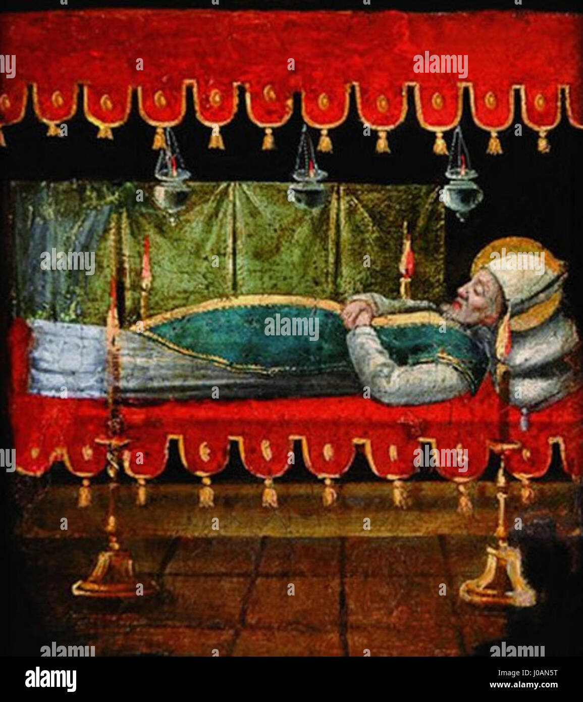'Mikołaj w grobie' (Nicholas in the Grave) is a painting depicting the ...