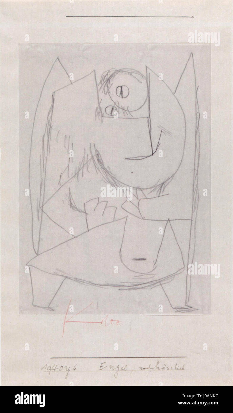 'Engel, noch hässlich' (Angels, still ugly) by Paul Klee was created in ...