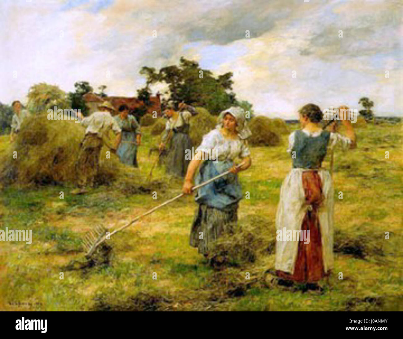Léon Augustin Lhermitte's '7' captures a pastoral scene, reflecting the ...
