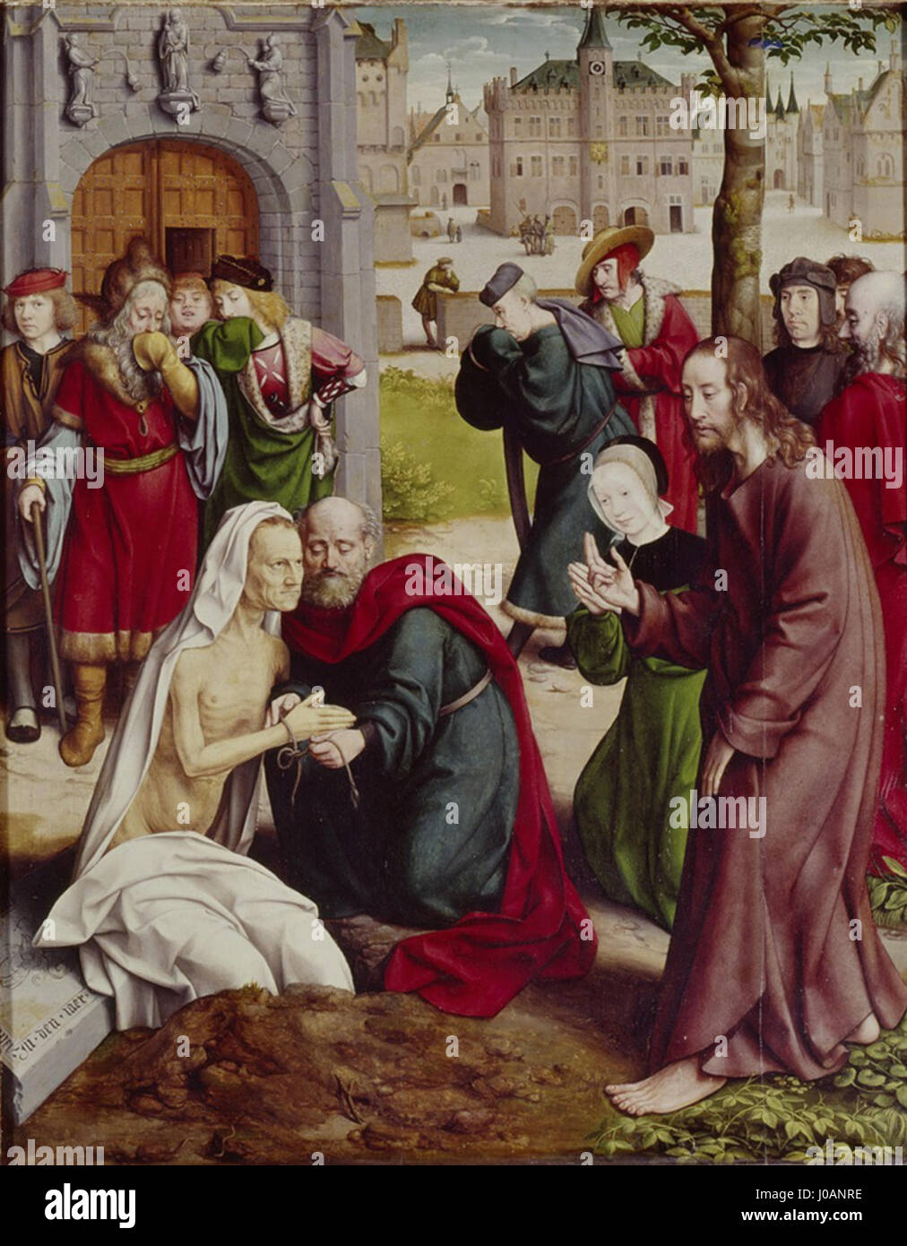 The painting 'Résurrection-Lazare' (Resurrection of Lazarus) in the ...