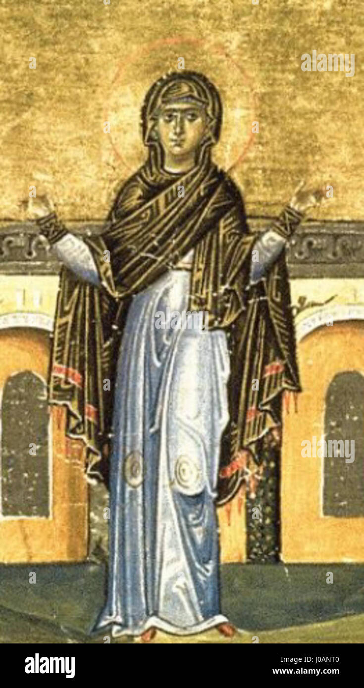 The sculpture 'Saint George the Victorious' portrays the saint in a ...
