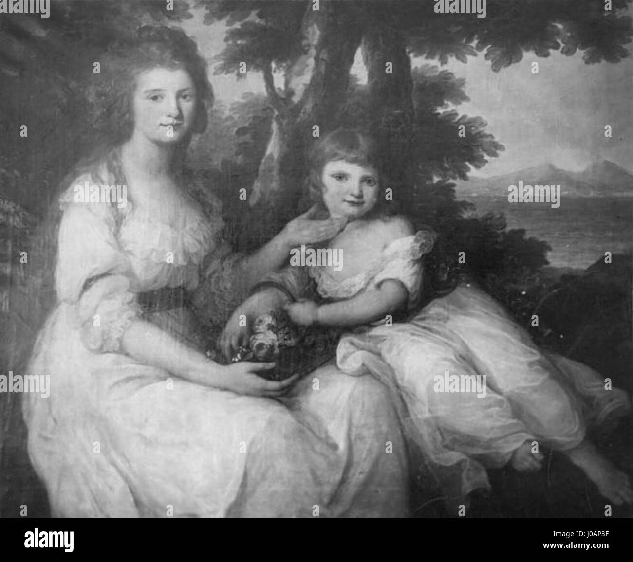 Portret Catherine Engelhart z córką Stock Photo - Alamy