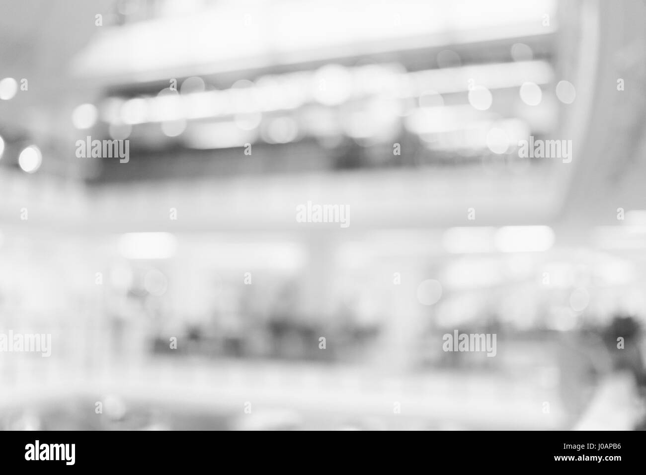 White of Blurred shopping mall or indistinct department store for the ...