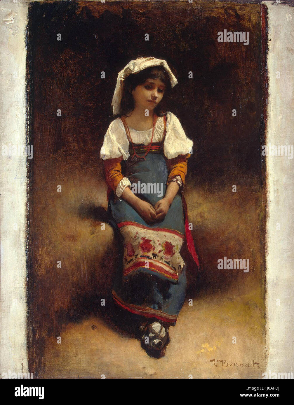 Léon Bonnat’s 'Femme italienne' is a portrait that captures the ...