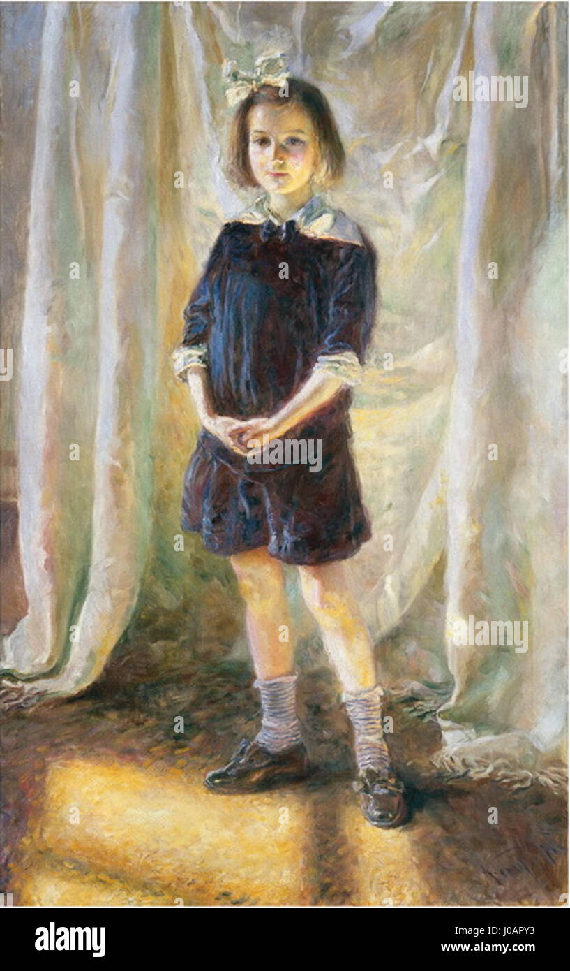 Ivan Vavpotić's 'Portret Ruth' captures a formal portrait of a woman ...