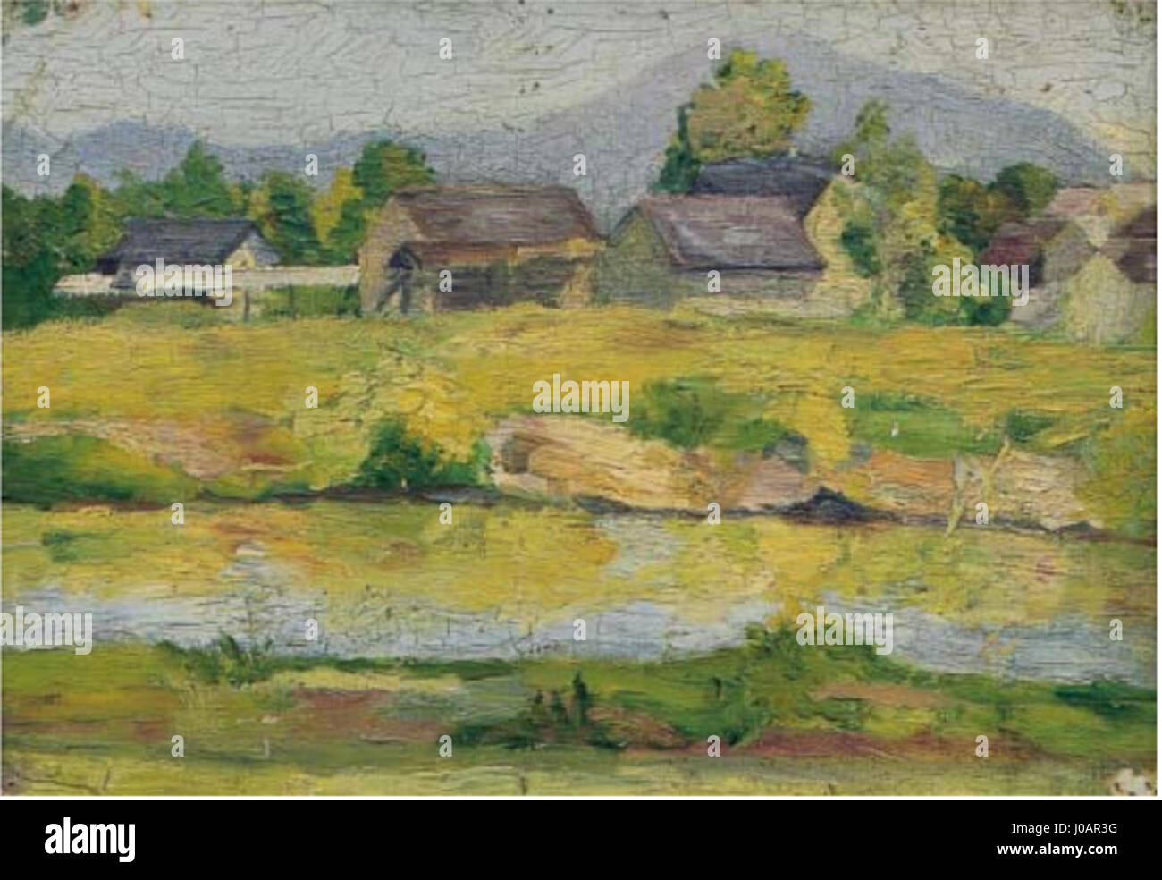 ‘Ob Gradascici II’ by Rihard Jakopic is a piece of modern Slovenian art ...