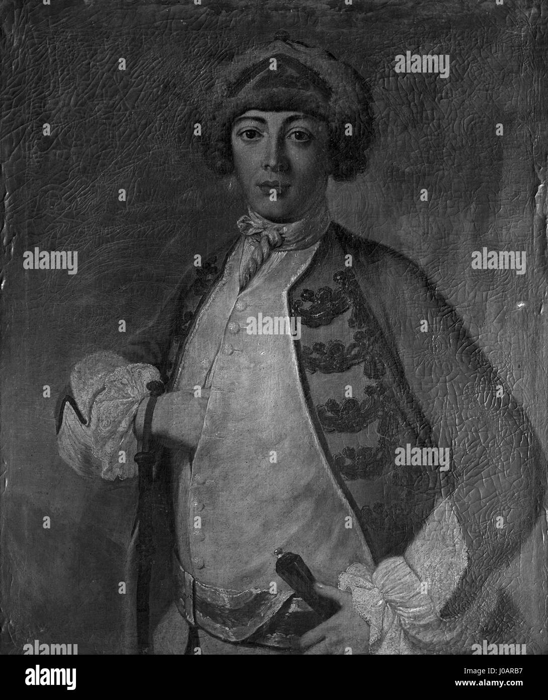 Retrato do marquês de Alorna, pai de Alcipe Stock Photo - Alamy