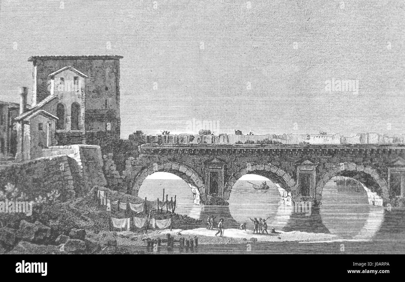 Pierre Gabriel Berthault’s ‘Vue du Pont Antique … Rimini’ (1795 ...