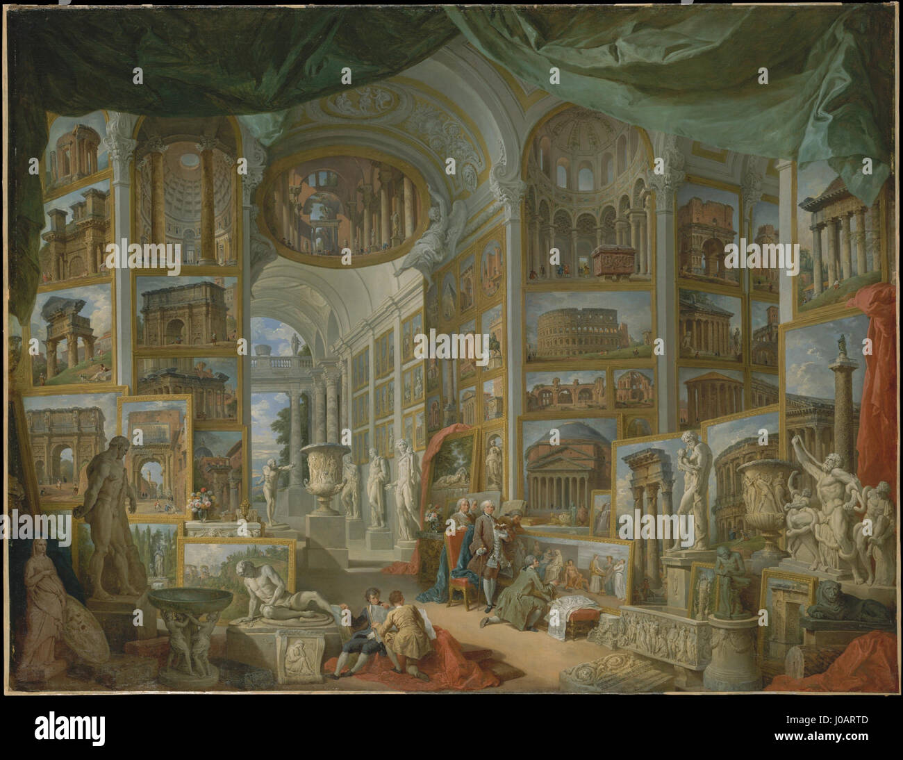 Giovanni Paolo Panini’s 'Ancient Rome' captures a panoramic view of the ...