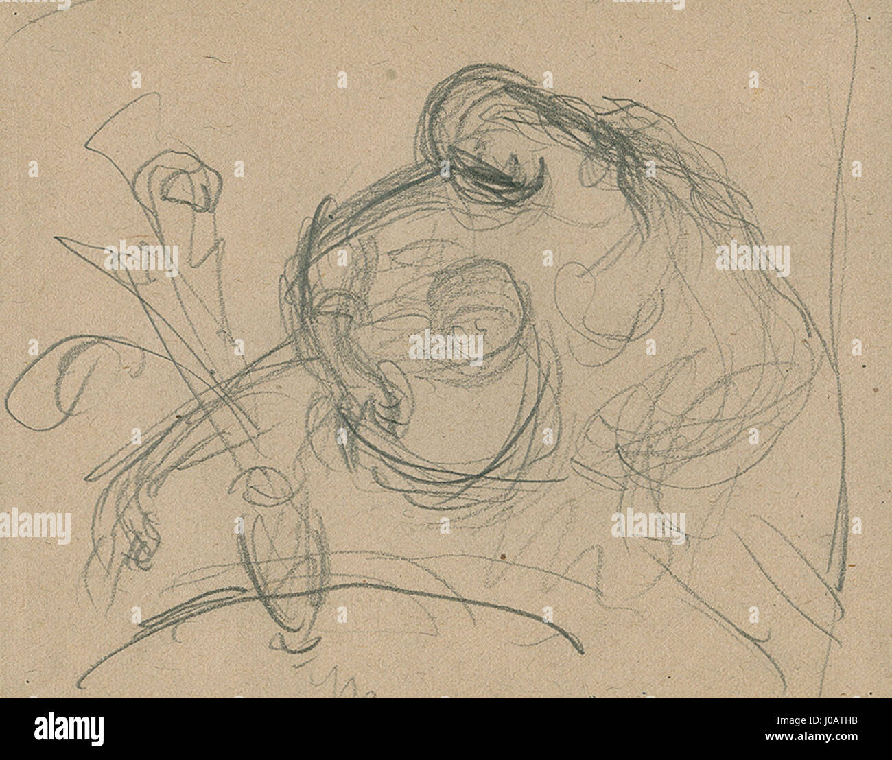 Rihard Jakopic’s drawing titled 'Sestrici' represents a detailed ...