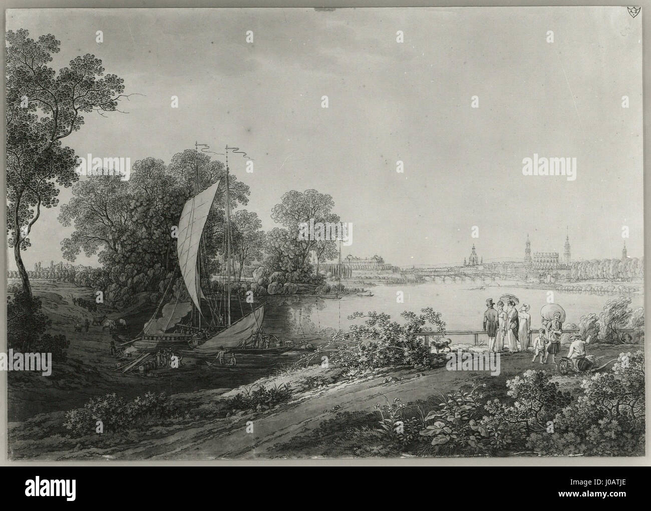 Zingg, Alexander - Dresden vom Pieschener Winkel - Sächsische ...