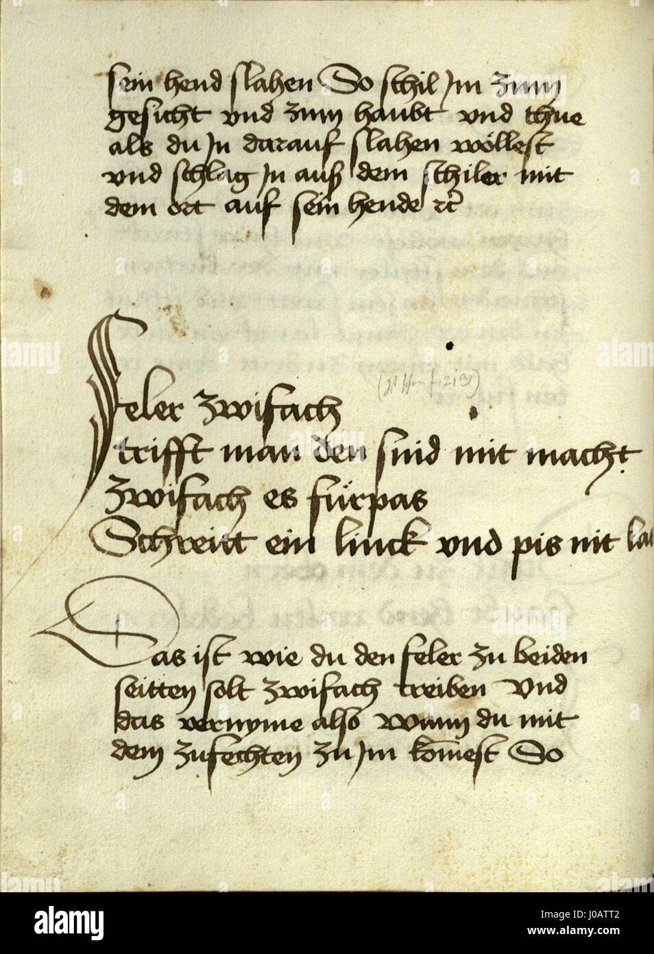 The manuscript 'Cod.I.6.4§.3' features illuminated text, revealing ...