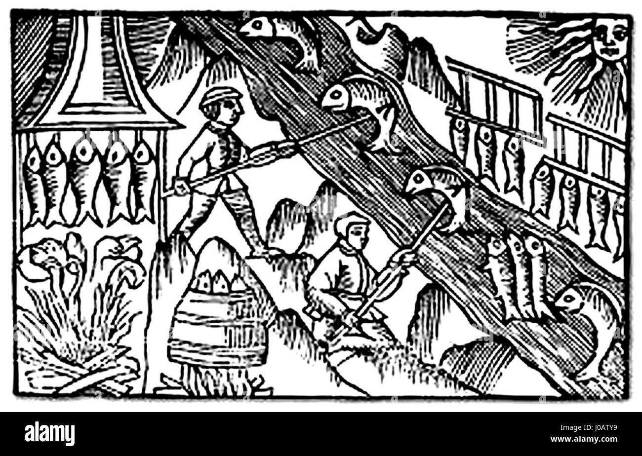 Saumons’ medieval engraving reflects the artistry of the Middle Ages ...