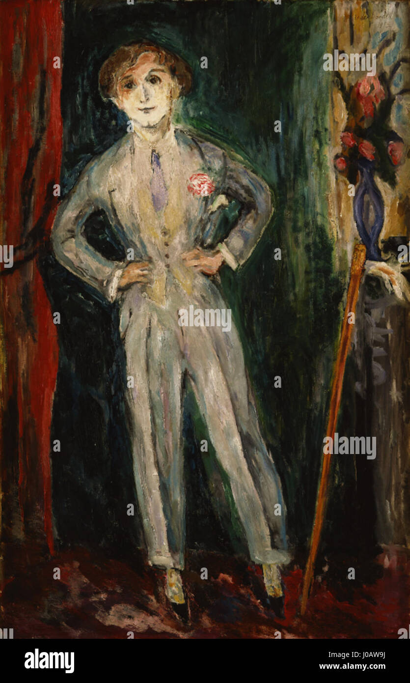 Nils Dardel’s ‘Porträtt av Maurice Rostand’ is a vibrant portrait of ...