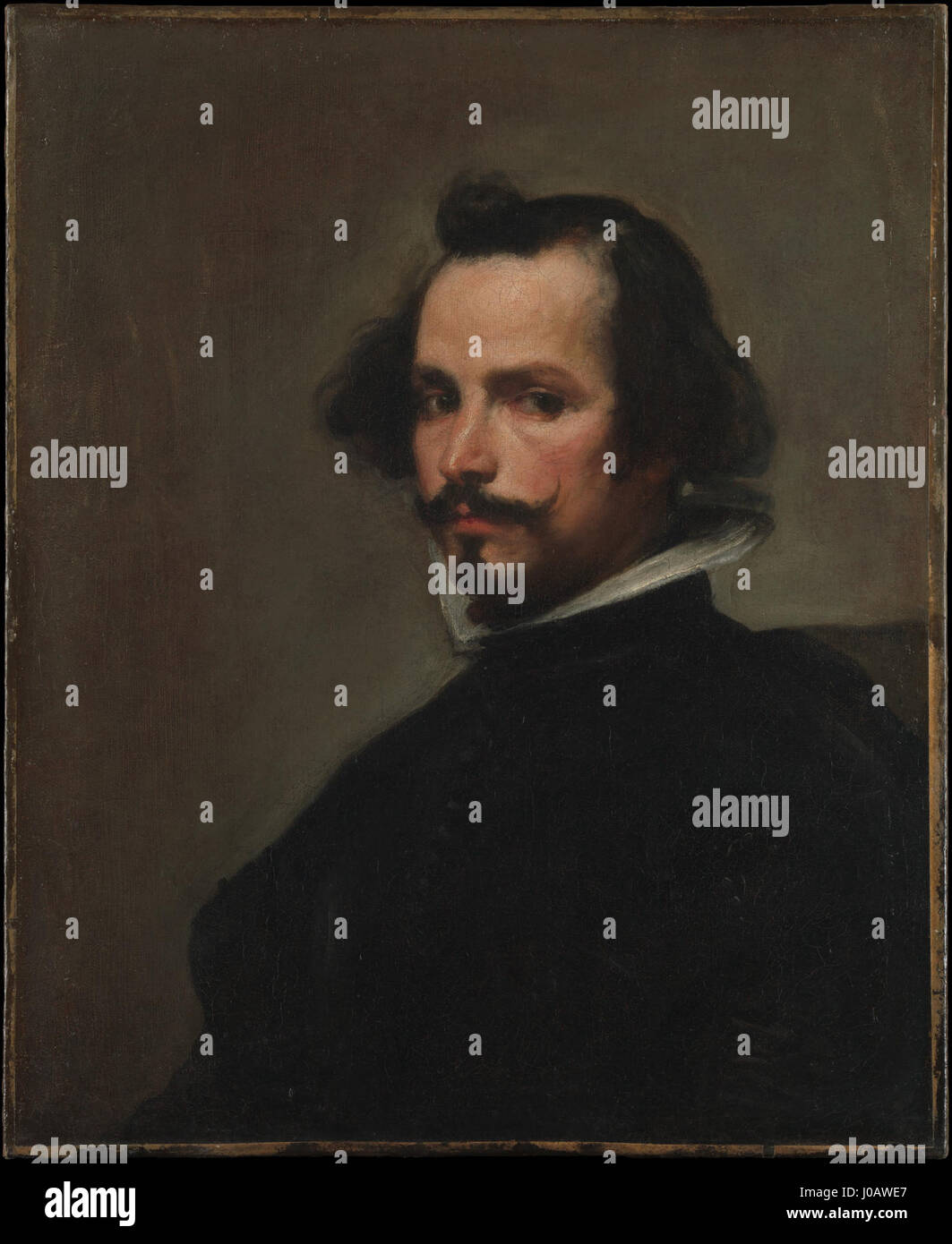 This portrait, attributed to a follower of Diego Velázquez, captures ...