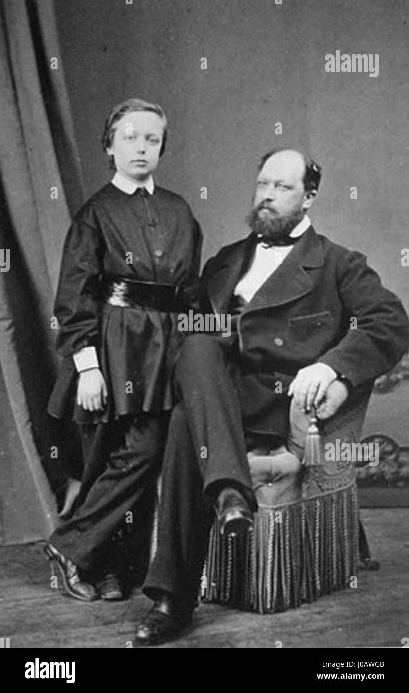 Sergey Levitsky’s portrait of Aleksander Branicki with his son ...