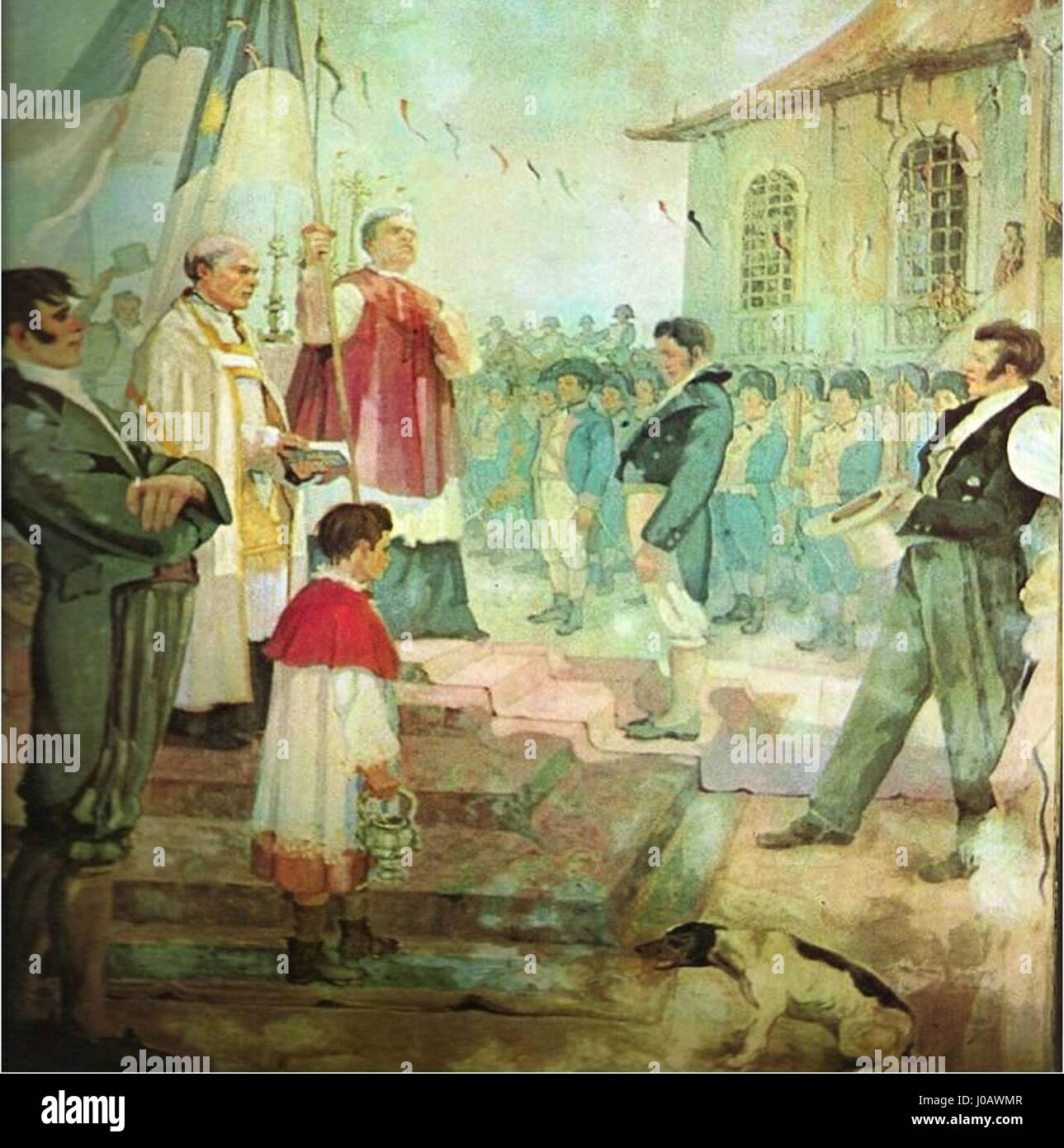 'Bandeiras da Revolução de 1817' refers to the flags of the 1817 ...