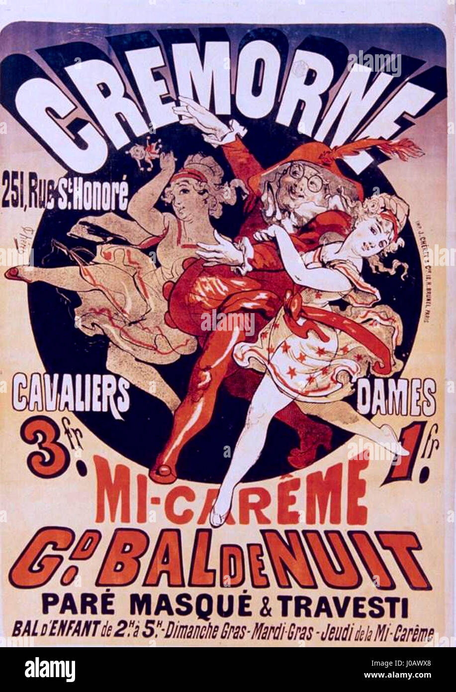 The 'Bal Mi-Carême' was a traditional masked ball held in Paris during ...