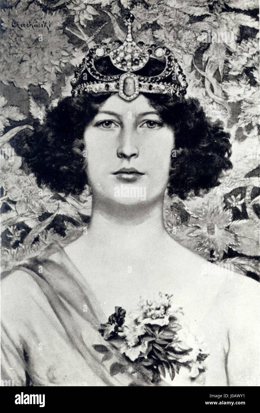 Czachérski’s 'Kleopatra' depicts the Egyptian queen Cleopatra in a ...