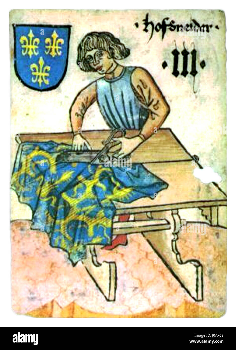 The 'Hofämterspiel' (Court Officers' Play) depicts a scene from French ...