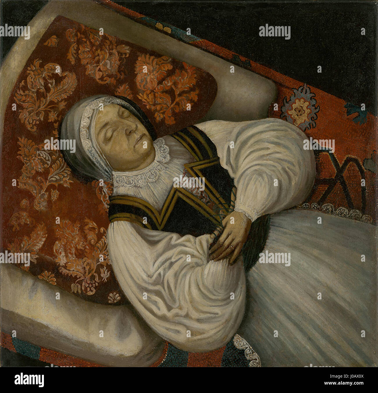 The posthumous portrait of K. Horvath-Stansithovej, née Kissová, is a ...