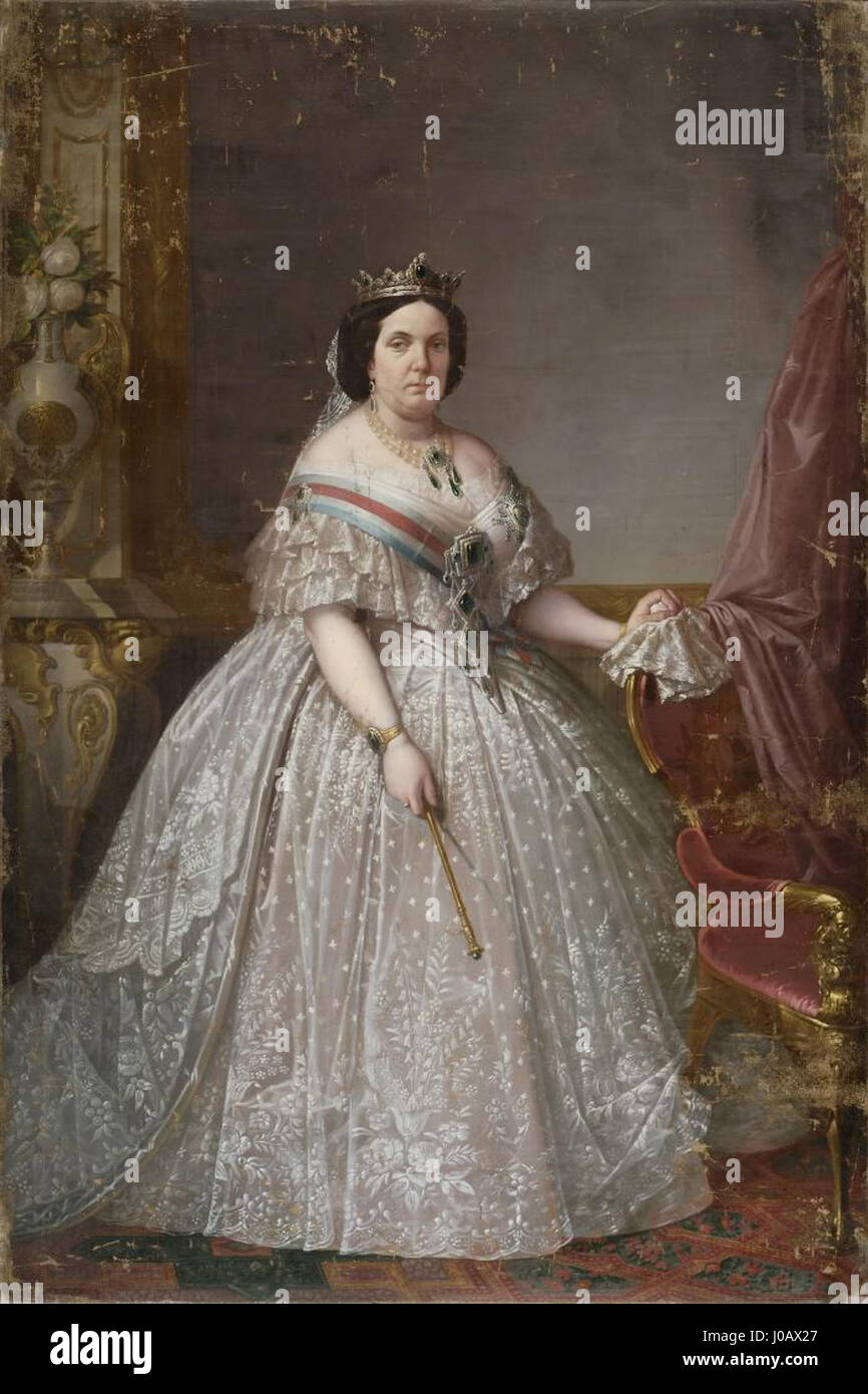 'Retrato de Isabel II' by José Saló y Junquet is a portrait of Queen ...