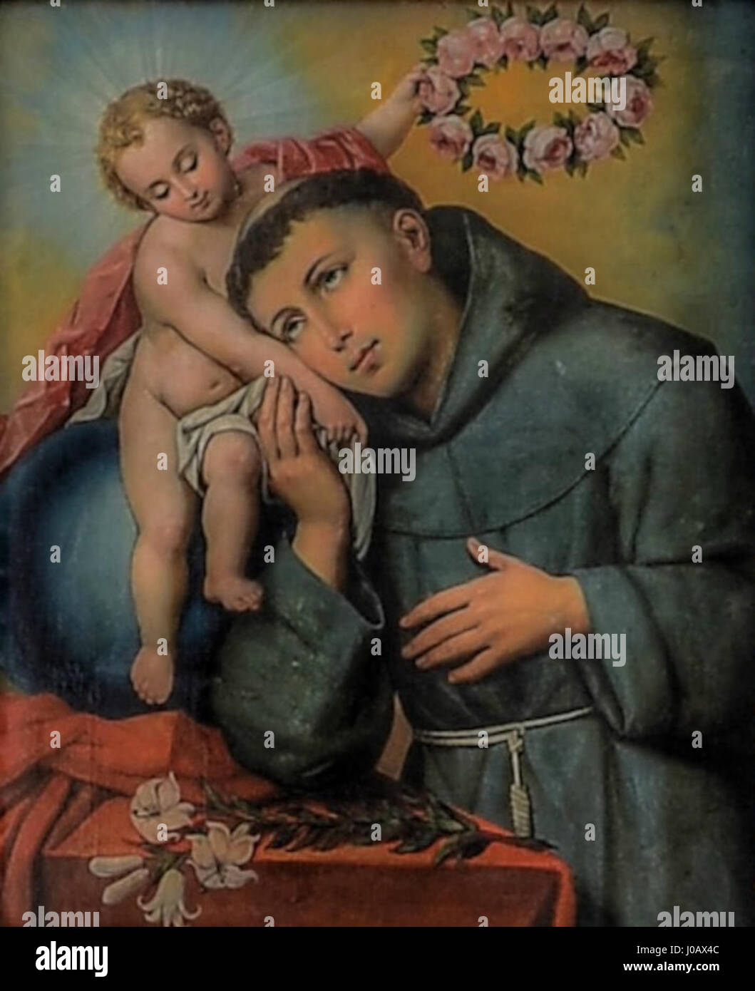 ‘San Antonio, Anónimo’ from the 18th century, held at the Museo Casa de ...