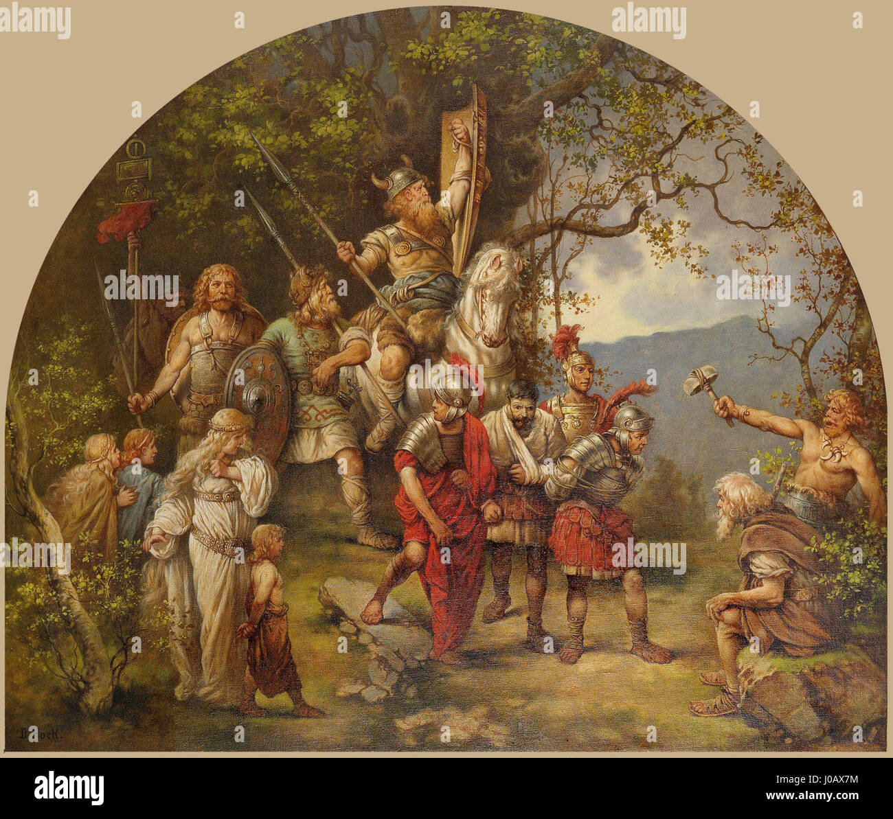 Germanic painting hi-res stock photography and images - Alamy