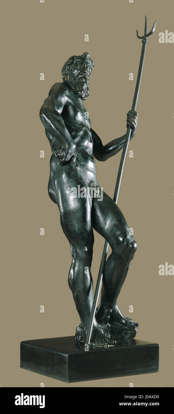 This 17th-century Spanish artwork depicts Neptune, the Roman god of the ...