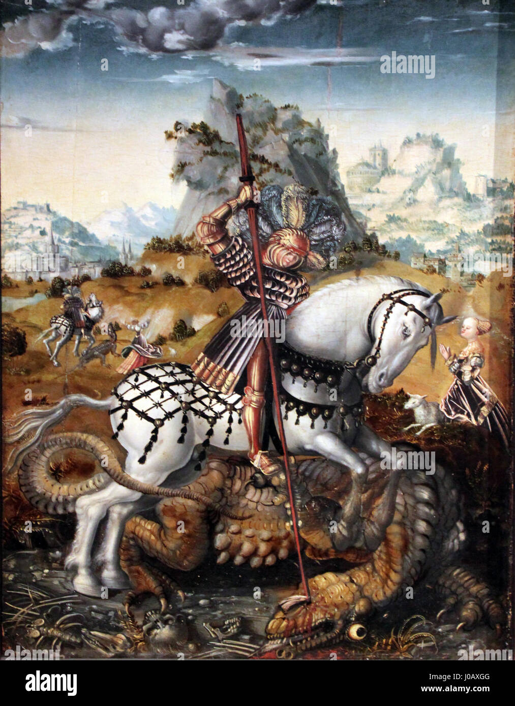 'St. George on Horseback' is a work attributed to the Master of the ...