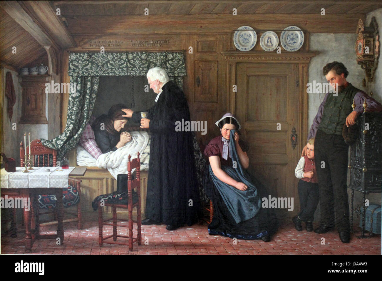 'Die letzte Tröstung' (The Last Comfort) is a painting by Danish artist ...