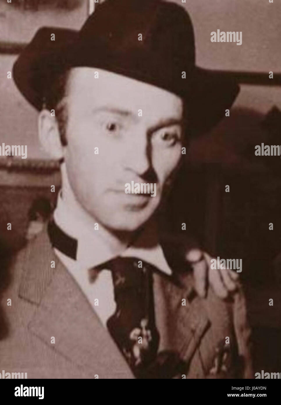 This work by Hungarian artist Jákely Zoltán features abstract shapes ...