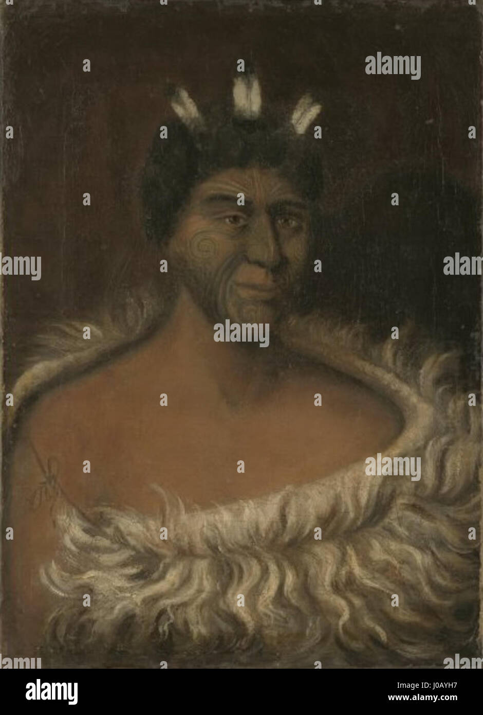 This portrait by William Duke of Hone Heke, a prominent Ngapuhi chief ...