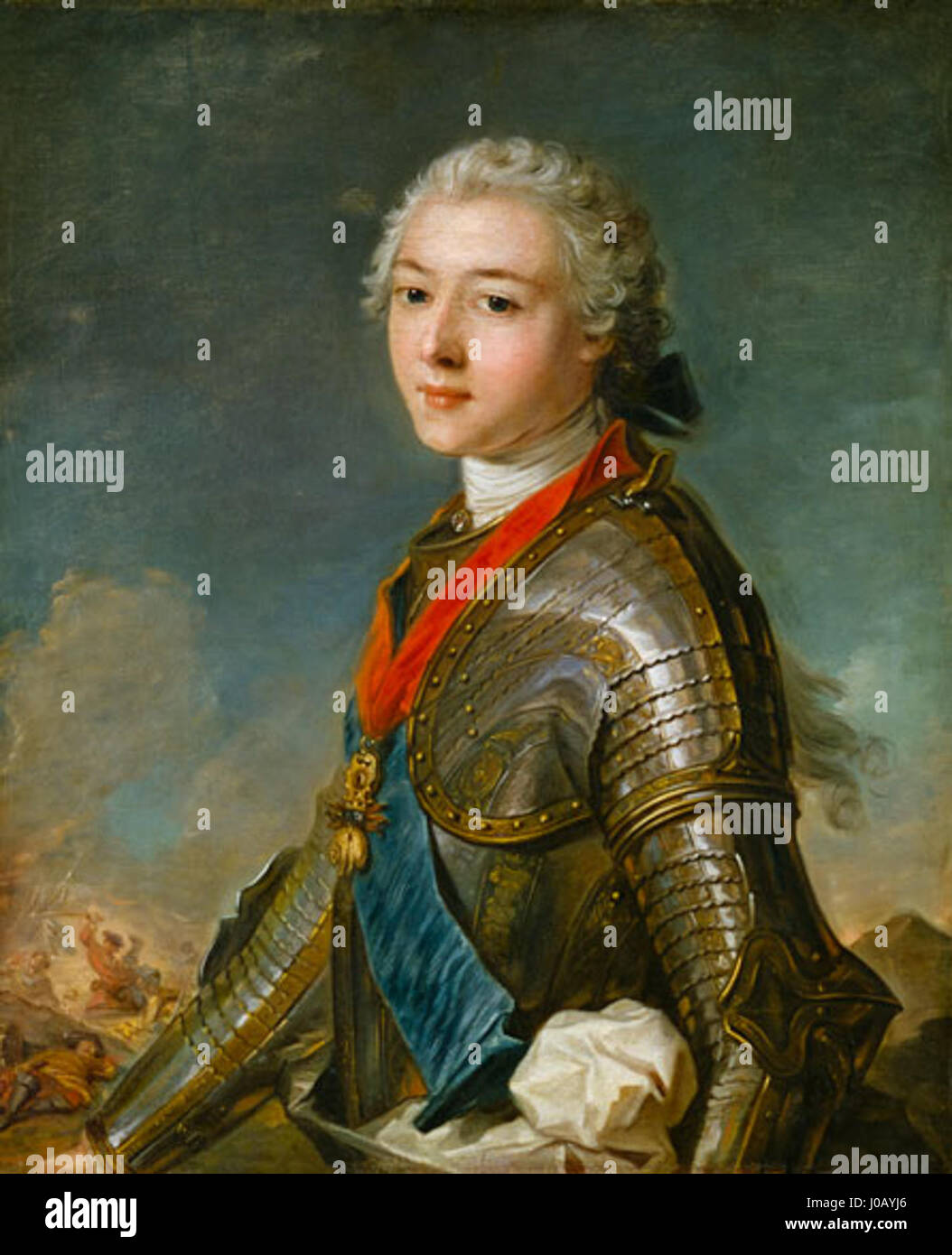 This portrait by Jean-Marc Nattier depicts His Serene Highness the Duke ...