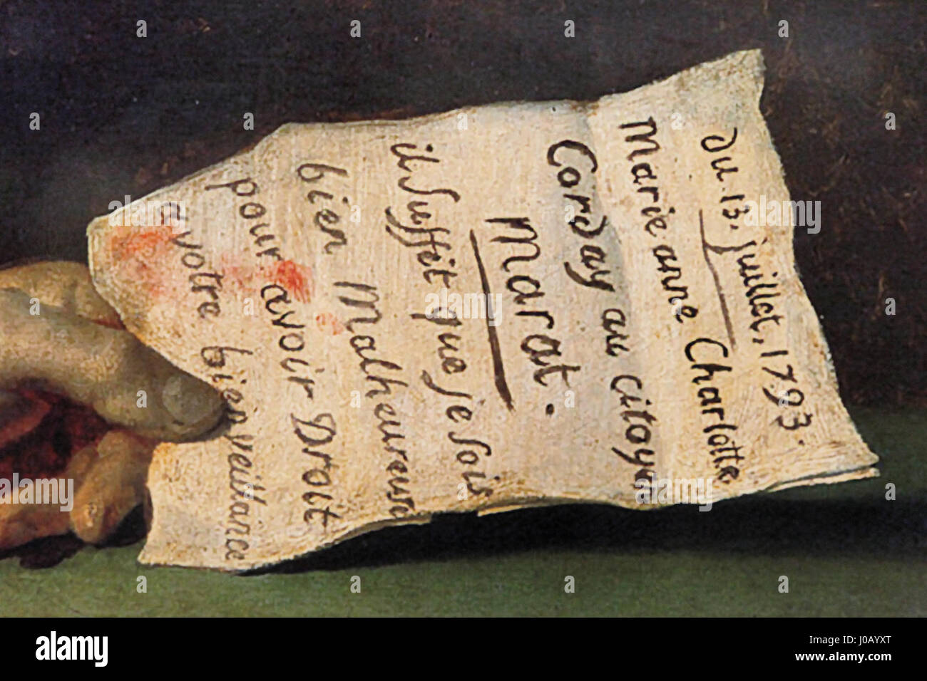 Marats assassination hi-res stock photography and images - Alamy