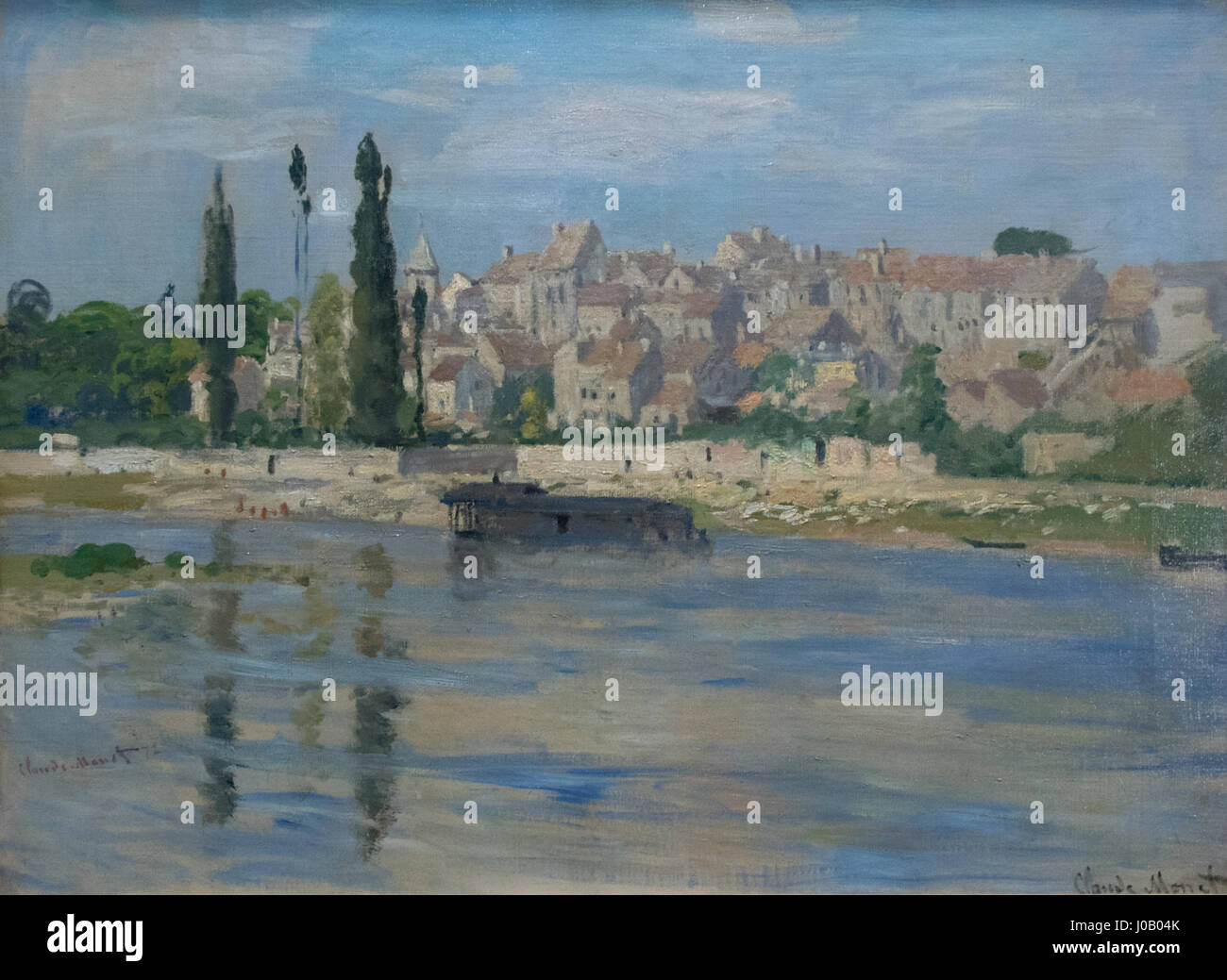 Claude Monet’s painting 'Carrières-Saint-Denis' captures the light and ...