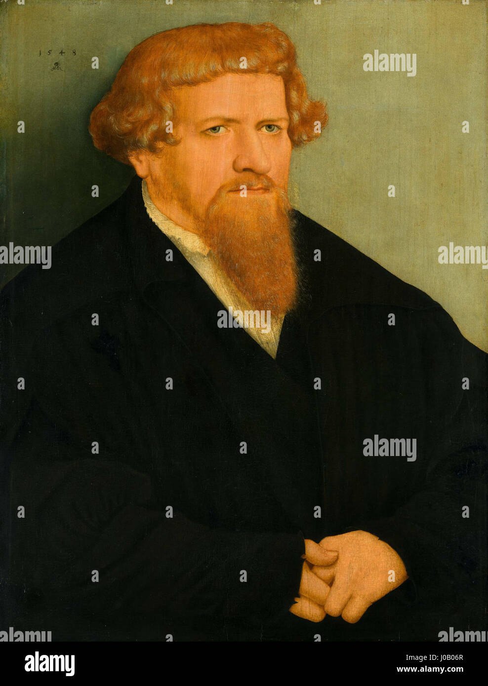 'Porträt eines Mannes' by Lucas Cranach the Younger is a detailed ...