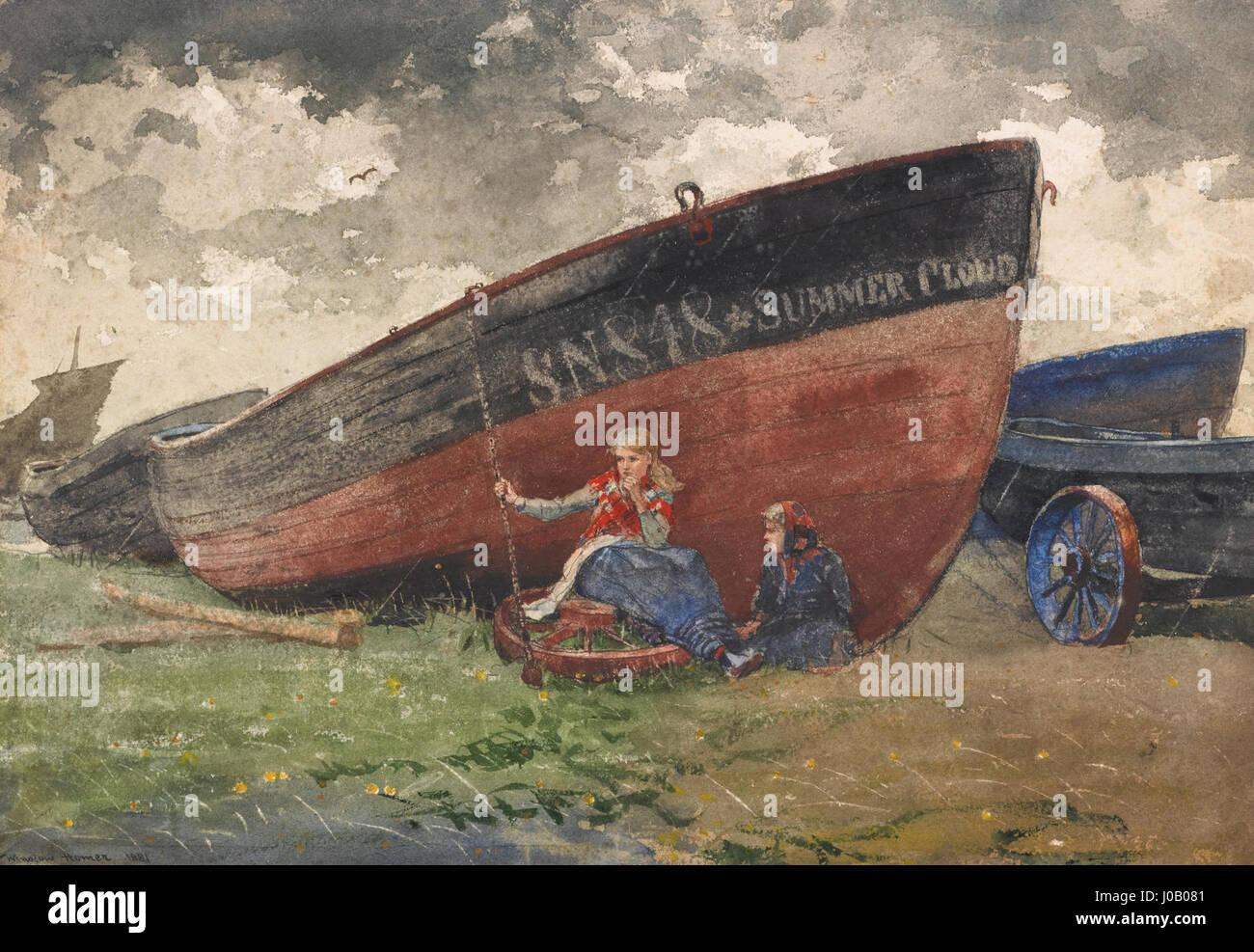 ‘The Summer Cloud’ by Winslow Homer, painted in 1881, depicts a ...