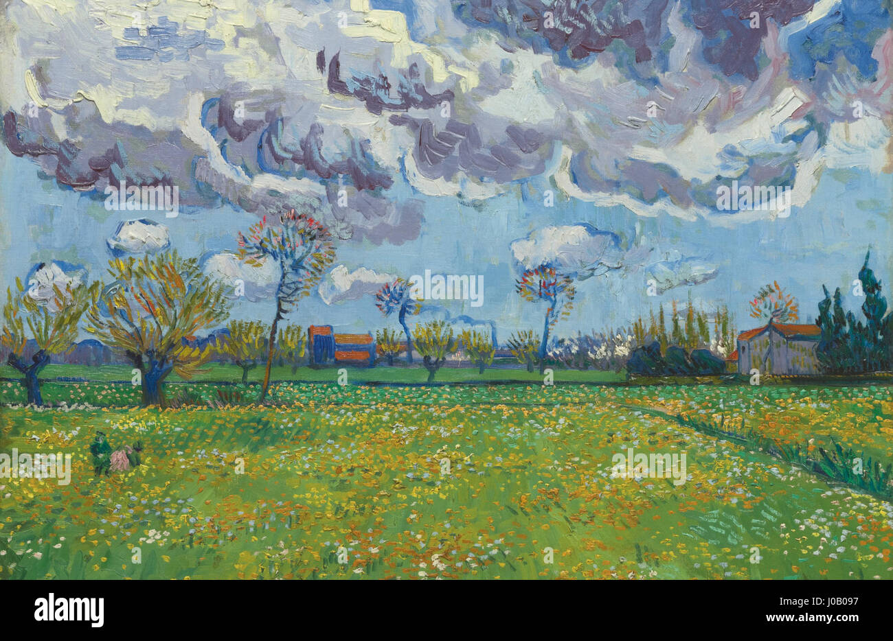 Vincent van Gogh’s 'Paysage sous un ciel mouvementé' (Landscape under a ...