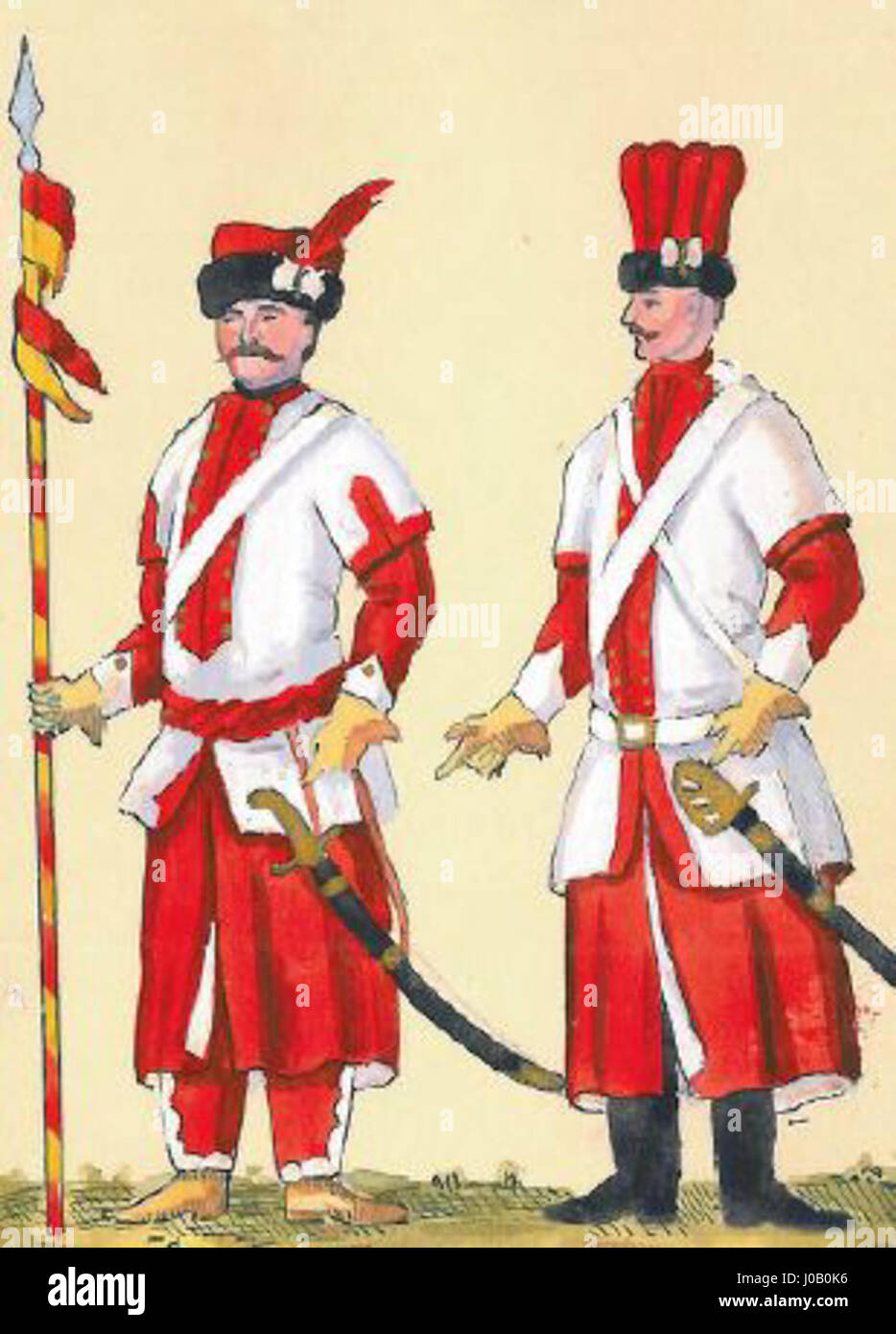 This image depicts the 58th Uhlan Regiment of the Polish Army, known as ...