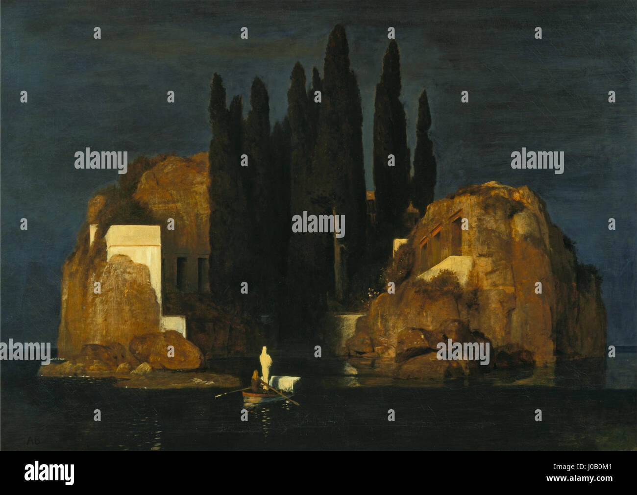 'Die Toteninsel I' by Arnold Böcklin is a haunting and evocative ...