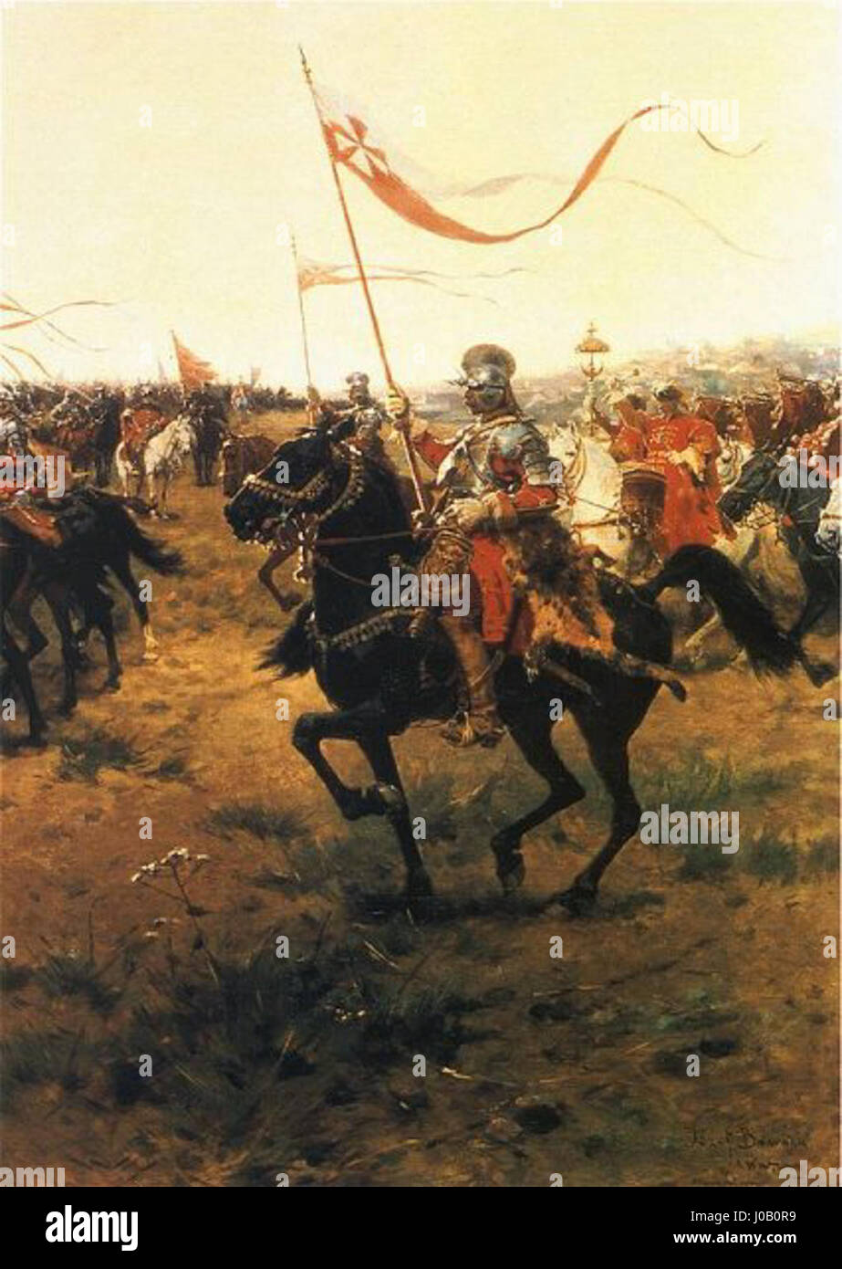 Husarz, Józef Brandt, 1890 Stock Photo - Alamy