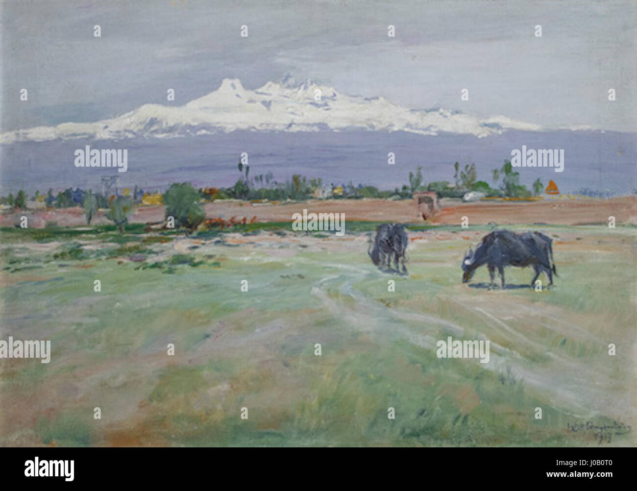 The 1917 piece 'הרמוניה עיניון' (Harmony of Concepts) by the artist ...