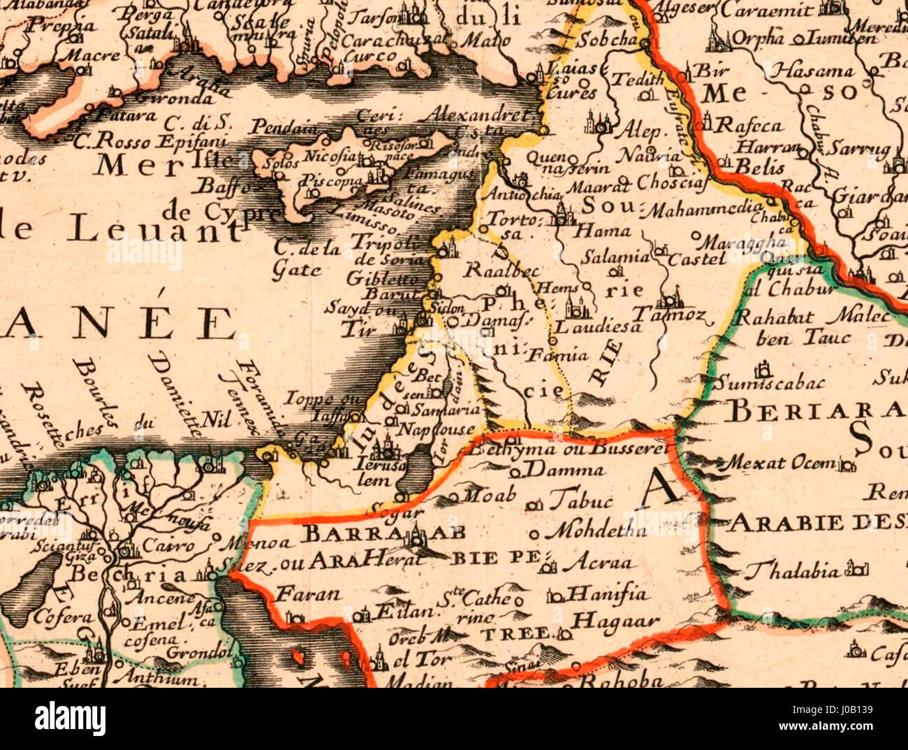 Nicolas Sanson’s 1654 map 'Estats de l'Empire du Grand Seigneur des ...