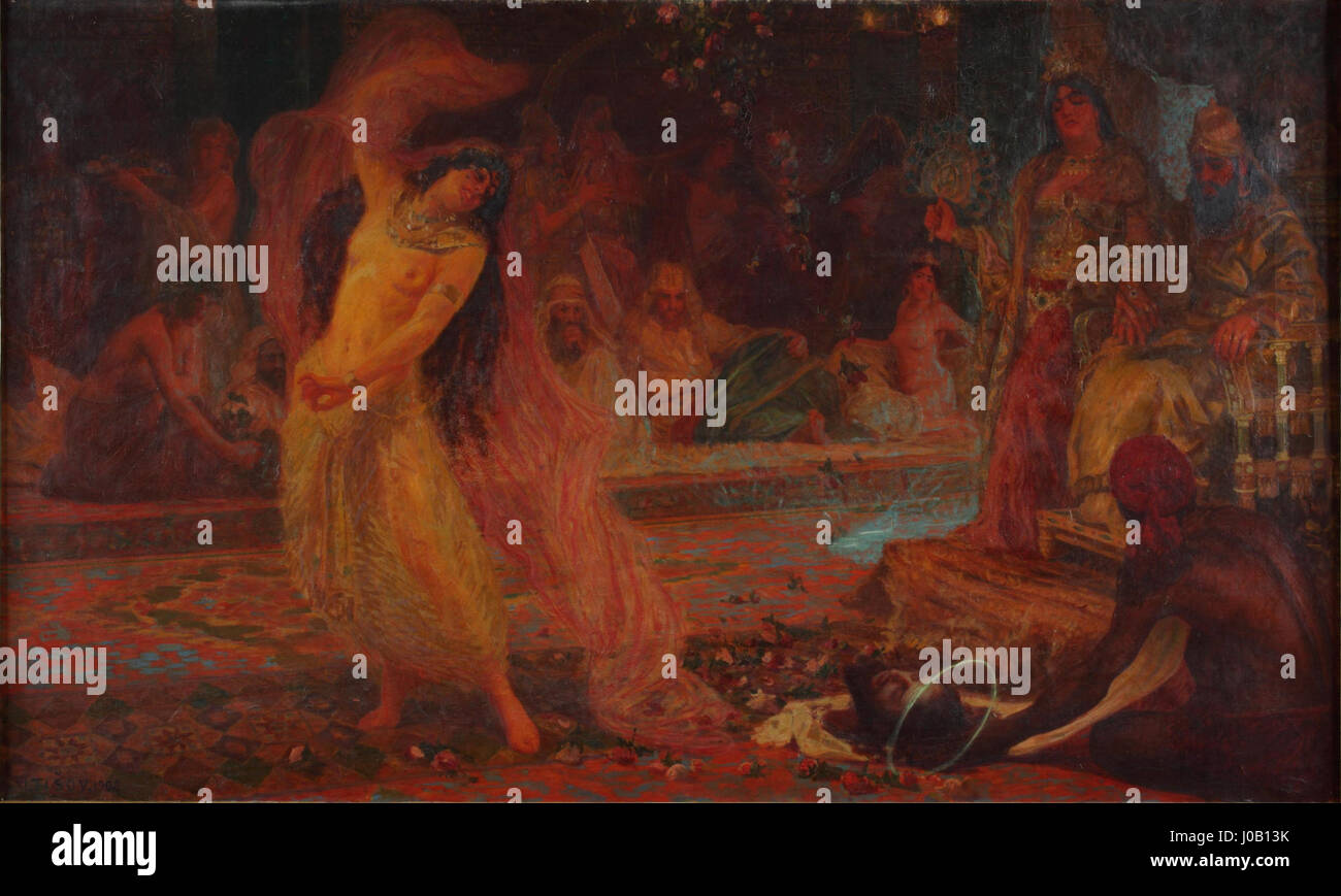 'Ples Salome' (Dance of Salome) by Ivan Tisov depicts the biblical ...