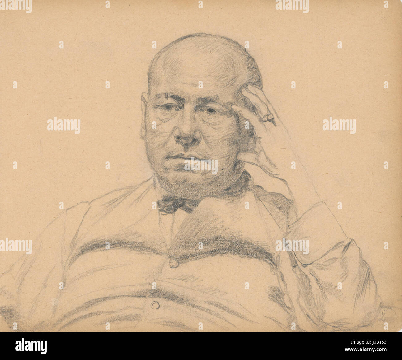 'Man Substantiating His Head' by Ivan Zabota explores the human figure ...