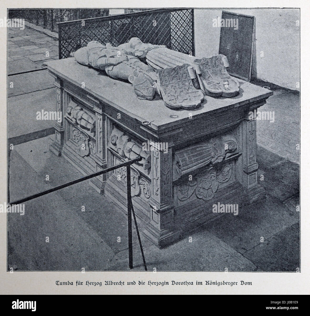 Jakob Binck’s tomb design for Duke Albrecht and Duchess Dorothea in ...