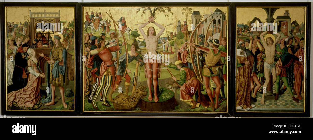The *Retable saint Sébastien* (Altarpiece of Saint Sebastian) is a ...