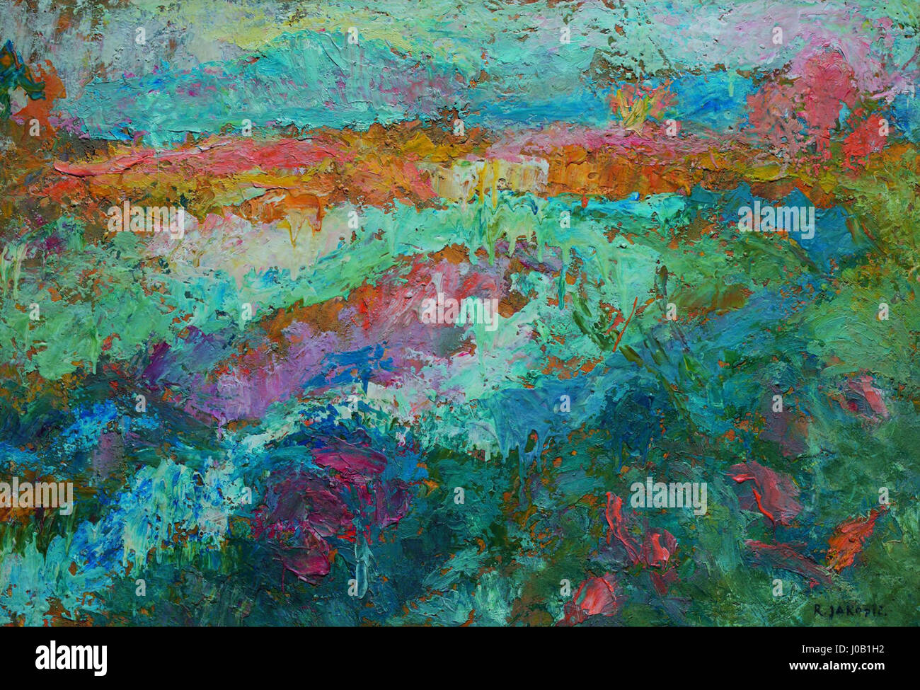 Rihard Jakopic’s 'Sava VII' depicts the artist's interpretation of the ...