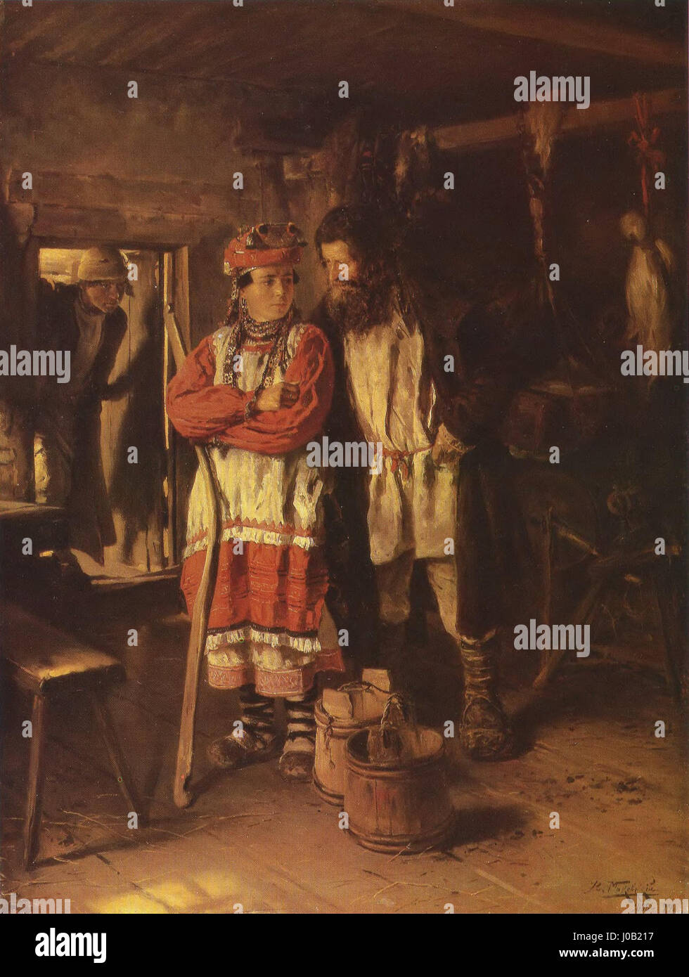 A depiction of the ancient northern world, illustrated in 1888 ...